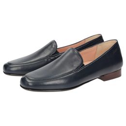 Slipper Sioux "Arilmona-700", Damen, Gr. 35 (UK 3), blau (dunkelblau), Obermaterial: 100% Lammnappaleder LANA. 100% Gummi rubber., Schuhe Slipper