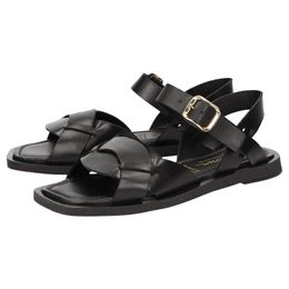 Sandale Sioux "Molsirka-703", Damen, Gr. 36 (UK 3 1/2), schwarz, Obermaterial: 100% Kalbsnappaleder CANA. 100% Gummi rubber., Schuhe Sandale