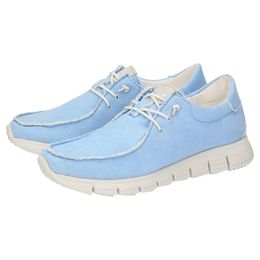 Schn&uuml;rschuh Sioux "Mokrunner-D-007", Damen, Gr. 36 (UK 3 1/2), blau (hellblau), Obermaterial: 100% Textilmaterial TEXMAT. 100% Gummi rubber., Schuhe Schn&uuml;rschuh