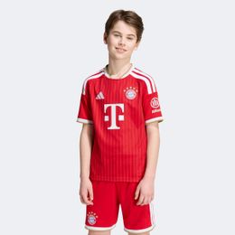 Fu&szlig;balltrikot adidas Performance "FCB H JSY Y", Jungen, Gr. 152, better scarlet, wei&szlig;, Obermaterial: 100% Polyester, Rundhals, Trikots Fu&szlig;balltrikot