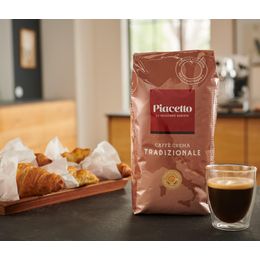 Piacetto Tradizionale Caff&egrave; Crema - 1x 1 kg Ganze Bohne - Intensit&auml;t: 6/6