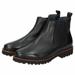 Stiefelette Sioux "Meredith-701-XL", Damen, Gr. 35 (UK 3), schwarz, Obermaterial: 100% Lammnappaleder LANA. 100% Gummi rubber., Schuhe Stiefelette