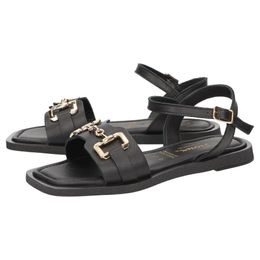 Sandale Sioux "Molsirka-704", Damen, Gr. 36 (UK 3 1/2), schwarz, Obermaterial: 100% Kalbsnappaleder CANA. 100% Gummi rubber., Schuhe Sandale