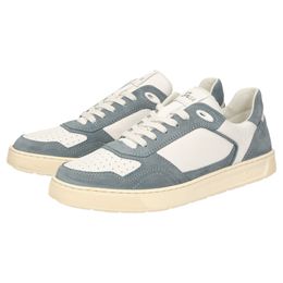 Sneaker Sioux "Tedroso-704", Herren, Gr. 39 (UK 5 1/2), blau (hellblau), Obermaterial: 50% Kalbsveloursleder CAVL. 50% Lammnappaleder LANA. 100% Gummi rubber., Schuhe Sneaker