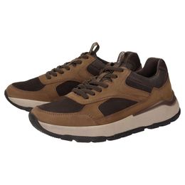 Sneaker Sioux "Rogerlino-700-H", Herren, Gr. 40 (UK 6 1/2), braun, Obermaterial: 80% Kalbsnubukleder CANU. 20% Textilmaterial TEXMAT. 100% Gummi rubber., Schuhe Sneaker