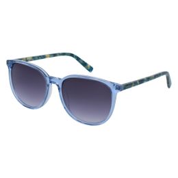 Esprit 40083 | Damen-Sonnenbrille | Fassung: Vollrand, Butterfly, Nickelsilber, Blau | Glasfarbe: Blau