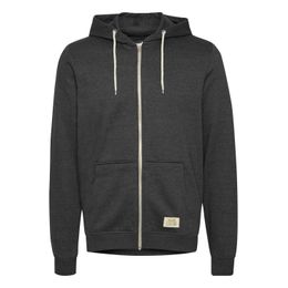 Kapuzensweatjacke Blend "Kapuzensweatshirtjac BHNoah", Herren, Gr. L, grau (charcoal), Obermaterial: 60% Baumwolle CO. 40% Polyester PES., Sweatjacken