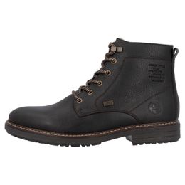 Winterstiefelette Rieker, Herren, Gr. 41, braun (dunkelbraun), Nubukleder, Schuhe Winterstiefelette, mit wasserabweisender TEX-Ausstattung