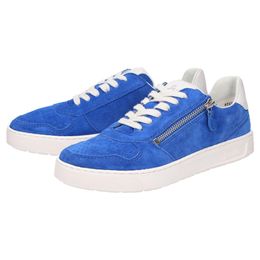 Sneaker Sioux "Tedroso-DA-712", Damen, Gr. 37 (UK 4), blau, Obermaterial: 100% Kalbsveloursleder CAVL. 100% Gummi rubber., Schuhe Sneaker