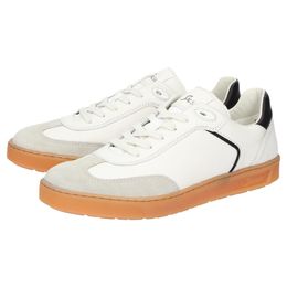 Sneaker Sioux "Tedroso-708", Herren, Gr. 40 (UK 6 1/2), wei&szlig;, Obermaterial: 50% Kalbsveloursleder CAVL. 50% Lammnappaleder LANA. 100% Gummi rubber., Schuhe Sneaker