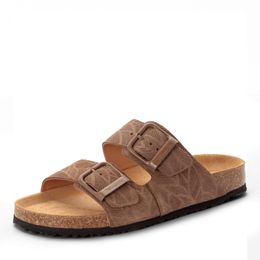 Pantolette Tamaris, Damen, Gr. 36, dunkelbraun, Leder, Schuhe Pantolette, Sommerschuh, Hausschuh, Schlupfschuh mit floraler Pr&auml;gung
