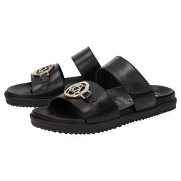 Pantolette Sioux "Majandea-701", Damen, Gr. 36 (UK 3 1/2), schwarz, Obermaterial: 100% Lammnappaleder LANA. 100% Gummi rubber., Schuhe Pantolette