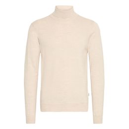 Strickfleece-Pullover Casual Friday "Strickpullover CFKonrad", Herren, Gr. XL, beige (light sand), Obermaterial: 50% Wolle WO. 50% Polyacryl PAN., Pullover