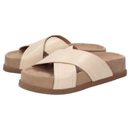Sandale Sioux "Luminosa-700", Damen, Gr. 36 (UK 3 1/2), beige, Obermaterial: 100% Lammnappaleder LANA. 100% Gummi rubber., Schuhe Sandale