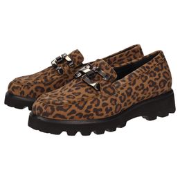 Slipper Sioux "Meredira-751-H", Damen, Gr. 37.5 (UK 4 1/2), braun, Obermaterial: 100% Ziegenveloursleder GOVL. 100% Gummi rubber., Schuhe Slipper