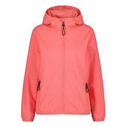 alife and kickin Sommerjacke ALIFE & KICKIN "Damen SolveidAK A &Uuml;bergangsjacke, Jacke", Damen, Gr. L, sunset coral, 100% Polyamid, Jacken, leichte &Uuml;bergangsjacke mit Kapuze aus recyceltem Materialmix