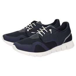 Sneaker Sioux "Mokrunner-H-2024", Herren, Gr. 41 (UK 7), blau (dunkelblau), Obermaterial: 100% Textilmaterial TEXMAT. 100% Gummi rubber., Schuhe Sneaker