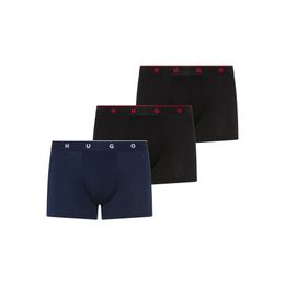Trunk HUGO UNDERWEAR "TRIPLET TITAN", Herren, Gr. L (52), 3 Stk., open miscellaneous 961, Webqualit&auml;t, Obermaterial: 67% Modal, 28% Baumwolle, 5% Elasthan, k&ouml;rpernah, Unterhosen, aus Jacquard mit au&szlig;enliegendem Bund