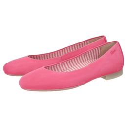 Ballerina Sioux "Villanelle-701", Damen, Gr. 38UK5, pink, Obermaterial: 100% Ziegenveloursleder GOVL. 100% Gummi rubber., Schuhe Ballerina