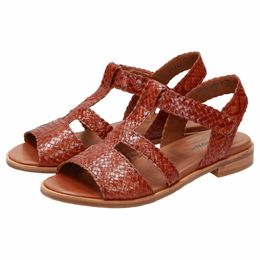 Sandale Sioux "Cosinda-702", Damen, Gr. 36 (UK 3 1/2), braun, Obermaterial: 100% Ziegenleder goatskin. 100% Gummi rubber., Schuhe Sandale