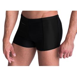 Badehose AQUARTI "Badehose Aquarti Herren Badehose mit Rei&szlig;verschlusstasche", Herren, Gr. M, N-Gr, schwarz, Obermaterial: 80% Polyamid PA. 20% Elasthan EL., Badehosen Badehose