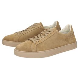 Sneaker Sioux "Cestmir-700", Herren, Gr. 39 (UK 5 1/2), beige, Obermaterial: 100% Kalbsveloursleder CAVL. 100% Gummi rubber., Schuhe Sneaker