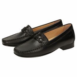 Slipper Sioux "Colandina", Damen, Gr. 41.5 (UK 7 1/2), schwarz, Obermaterial: 100% Lammnappaleder LANA. 100% Gummi rubber., Schuhe Slipper