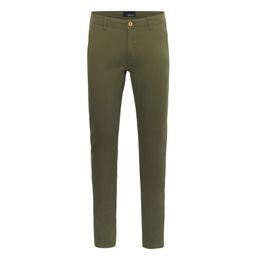 Chinohose Blend "Chinohose BHNatan", Herren, Gr. 29, L&auml;nge 32, gr&uuml;n (olive night gr&uuml;n), Obermaterial: 98% Baumwolle CO. 2% Elasthan EL., Hosen Chinohose