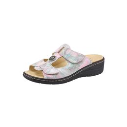 Pantolette Belvida, Damen, Gr. 36, rosa (ros&eacute;, bedruckt), Glattleder, Schuhe Pantolette