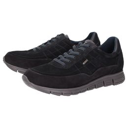 Sneaker Sioux "Mokrunner-H-016-TEX", Herren, Gr. 42UK8, blau (dunkelblau), Obermaterial: 100% Kalbsveloursleder CAVL. 100% Gummi rubber., Schuhe Sneaker