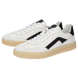 Sneaker Sioux "Tedroso-DA-714", Damen, Gr. 36 (UK 3 1/2), wei&szlig;, Obermaterial: 50% Kalbsveloursleder CAVL. 50% Lammnappaleder LANA. 100% Gummi rubber., Schuhe Sneaker