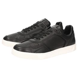 Sneaker Sioux "Tedroso-704", Herren, Gr. 39 (UK 5 1/2), schwarz, Obermaterial: 100% Lammnappaleder LANA. 100% Gummi rubber., Schuhe Sneaker