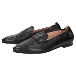 Slipper Sioux "Hokulani-700", Damen, Gr. 38UK5, schwarz, Obermaterial: 100% Lammnappaleder LANA. 50% Rindsleder Leather cow. 50% Gummi rubber., Schuhe Slipper