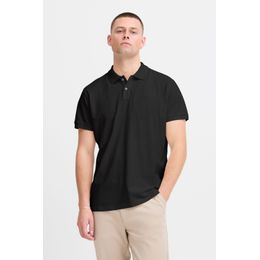 Poloshirt Blend "BHEric", Herren, Gr. L, schwarz, Web, 100% Baumwolle, unifarben, Basic, regular fit normal, V-Ausschnitt, normaler Saum, Shirts, Klassisches Poloshirt