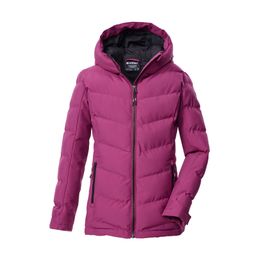 Steppjacke Killtec "KOW 220 GRLS QLTD JCKT", M&auml;dchen, Gr. 128, himbeere, Obermaterial: 100% Polyester.Futter: 100% Polyester.Futter 2:.F&uuml;llung: 100% Polyester, Jacken Steppjacke, Winddichte, wasserabweisende Kinderjacke mit verstellbaren B&uuml;ndchen