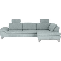 Ecksofa DIE PLANBAR "MP-IN14007", famosa ocean, B:306cm H:84cm T:197cm, 100% Polyester, Sofas, Ecksofa, wahlweise mit Bettfunktion und verstellbaren Kopfst&uuml;tzen