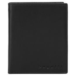 Geldb&ouml;rse Bugatti "SUPER SLIM RFID", Herren, schwarz, Leder, leicht gl&auml;nzend, unifarben, Kleinlederwaren, echt Leder