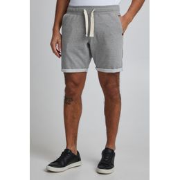 Sweatshorts Blend "BHTimo", Herren, Gr. L, US-Gr&ouml;&szlig;en, zink mix, Sweatware, 60% Baumwolle, 40% Polyester, unifarben, regular fit kurz, Hosen Sweatshorts, Kurze Hose mit fixierten Saumkanten am Bein