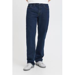 Straight-Jeans Blend "Rock fit", Herren, Gr. 31, L&auml;nge 32, blau (denim dunkelblau), Denim/Jeans, Obermaterial: 98% Baumwolle, 2% Elasthan, Abriebeffekte, straight fit, Jeans Straight-Jeans