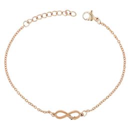 Adelia&acute;s Armband ADELIA&acute;S "Damen Armband &ndash; Unendlichkeitszeichen aus Edelstahl 17 cm", gold, Armb&auml;nder, Damen, 17cm, Edelstahl, Armband, Zum Verschenken &ndash; ideal zum einen besonderen Tag