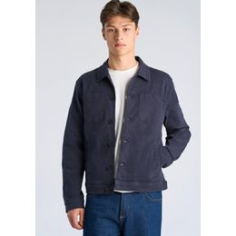 Outdoorhemd LINDBERGH "Hemdjacke Relaxed Fit", Herren, Gr. XL, Normalgr&ouml;&szlig;en, navy, Obermaterial: 98% Baumwolle, 2% Elasthan, Hemden