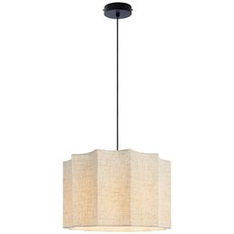 Novel H&auml;ngeleuchte, Natur, Metall, Kunststoff, Textil, Abstraktes,Abstraktes, 120 cm, RoHS, CE, Textilschirm, Lampen & Leuchten, Innenbeleuchtung, H&auml;ngelampen, Pendelleuchten