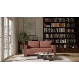 BRUNO Schlafsofa 140cm in Hazelnut | stabiles Massivholz & Boxspringkomfort