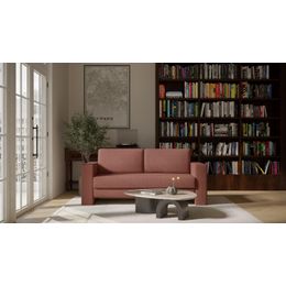 BRUNO Schlafsofa 160cm in Hazelnut | stabiles Massivholz & Boxspringkomfort