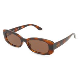 Vogue 0VJ2031 | Kinder-Sonnenbrille | Fassung: Vollrand, Quadratisch, Kunststoff, Havanna Dunkel | Glasfarbe: Braun