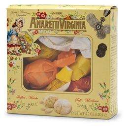 Pietro Rossi, Amaretti Virginia Weiche Mandelamaretti Kartonbox