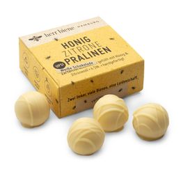 Honig-Zitrone-Pralinen mit wei&szlig;er Schokolade