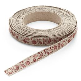 Geschenkband Leinen 1 cm