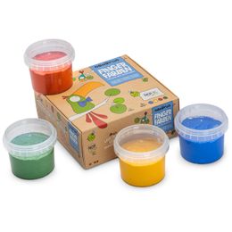 Neogr&uuml;n Fingerfarben 4er-Set Grundfarben