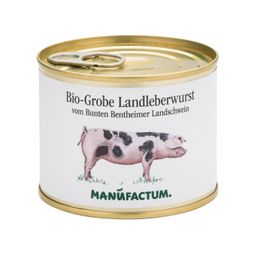 Bio-Grobe Leberwurst vom Bunten Bentheimer Landschwein